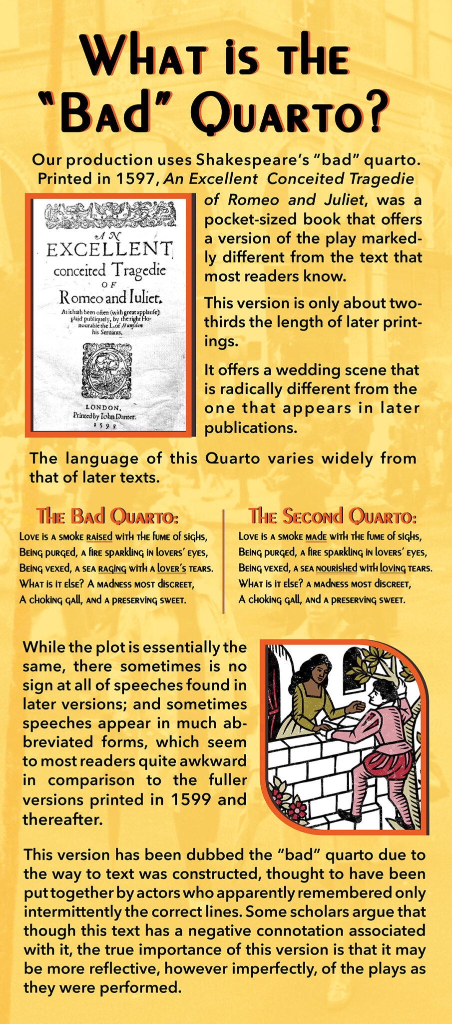 Romeo and Juliet Program – Chesapeake Shakespeare Company