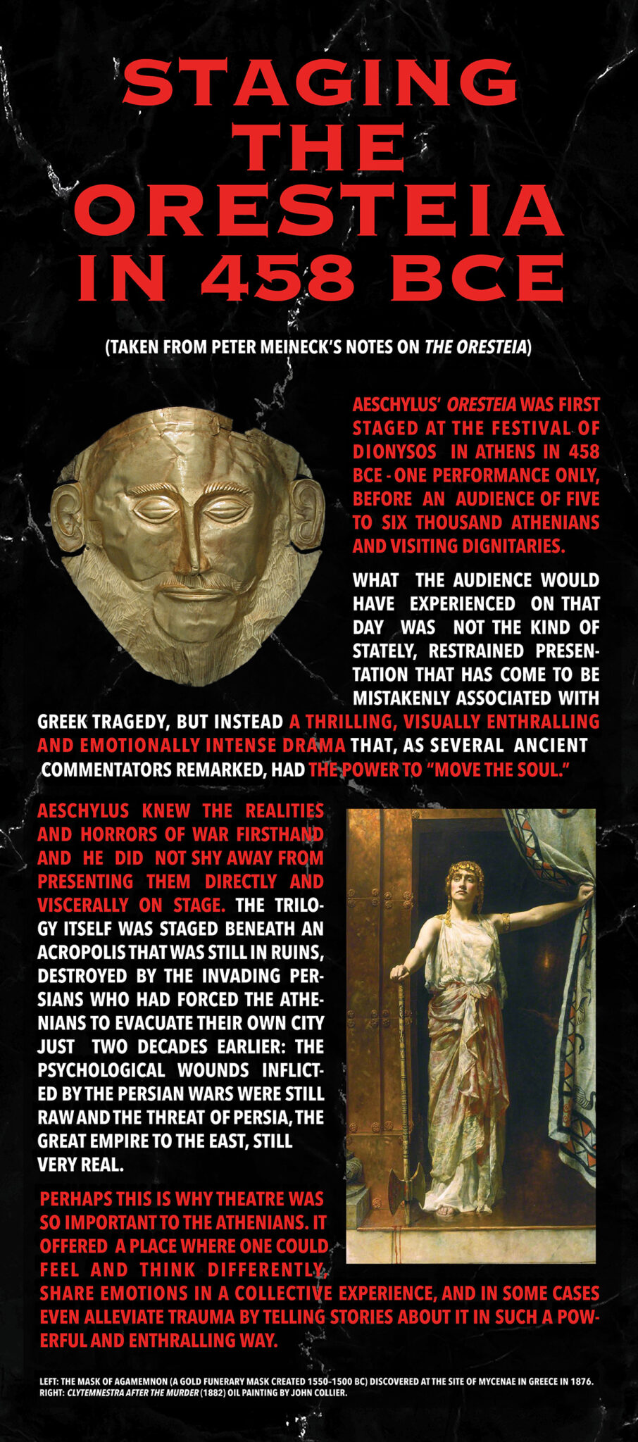 The Oresteia 2024 PROGRAM – Chesapeake Shakespeare Company